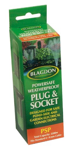 Blagdon PowerSafe Outdoor Plug and Socket Cable Connector, Black ...