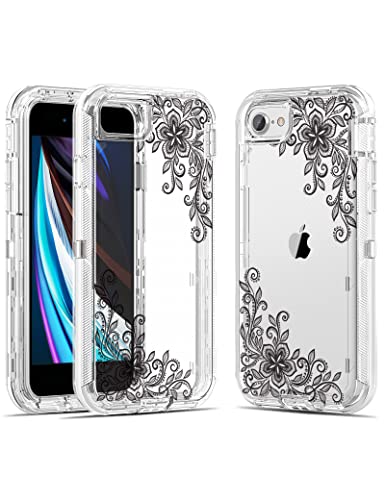 iMangoo Case for iPhone SE3 2022 3rd Generation Cover, Heavy Duty ...