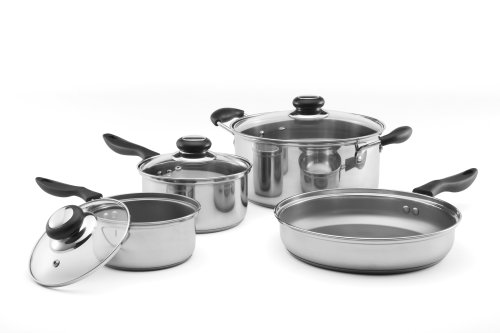 Buy Arcosteel 7 Piece Stainless Steel Cookware Set Online at Low Prices in India - Amazon.in