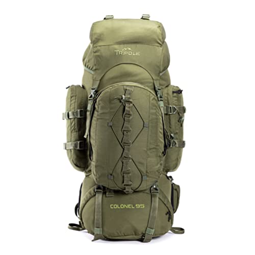 Snapklik.com : TriPole Colonel 95 Litres Rucksack + Detachable Day Pack