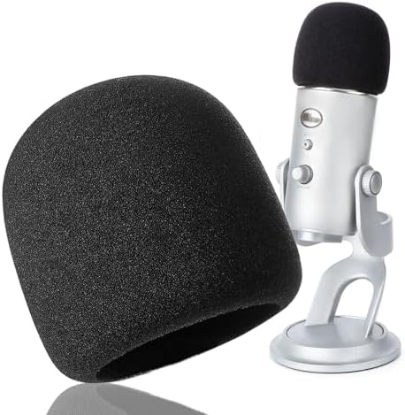 Amazon.com: Mudder Mic Cover Foam Microphone Windscreen, Condenser ...