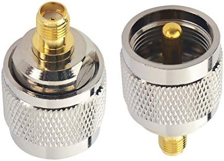 Boobrie Adaptateur PL259 Mâle BNC Femelle Connecteur Coaxial BNC à UHF Adaptateur d'Antenne ...