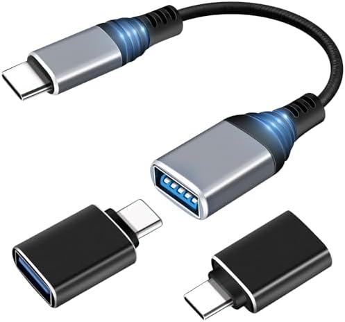 USB C auf Doppelstecker USB A 3.0 Ladestecker Adapter Type C OTG ...