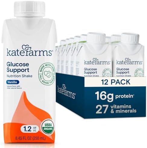 Amazon.com: KATE FARMS Organic Plant Based Nutrition Shake, Coffee, 16g ...