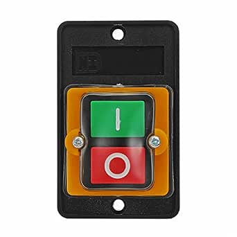 Cutting Machine Bench Drill Switch 10A 380V AC Waterproof Push Button ...