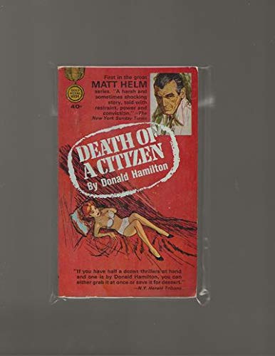 Death of a Citizen: Hamilton, Donald: Amazon.com: Books