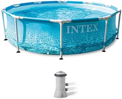 Intex 10FT X 30IN Beachside Metal Frame Pool Set : Amazon.de: Garten