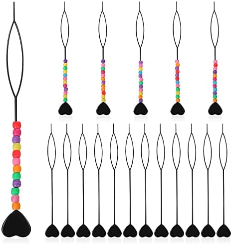 Amazon.com : TIHOOD 16PCS Quick Beader for Loading Beads/Automatic Hair ...