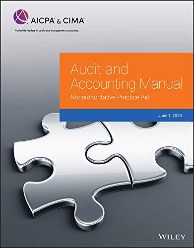 Buy Audit and Accounting Manual: Nonauthoritative Practice Aid 2020 ...