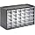 Stanley 1-93-980 Storage Box with compartments, Black/Transparent ...