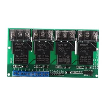 Four Way Relay Module, 30A 4 Channel Relay Module Expansion Board for ...