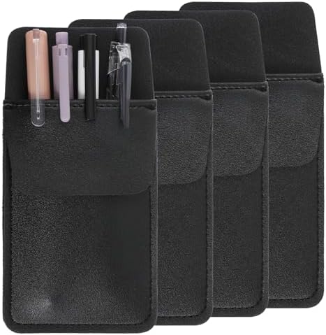 Amazon.com : Classicseali 4pcs Pocket Protectors,Pocket Protector, PU ...