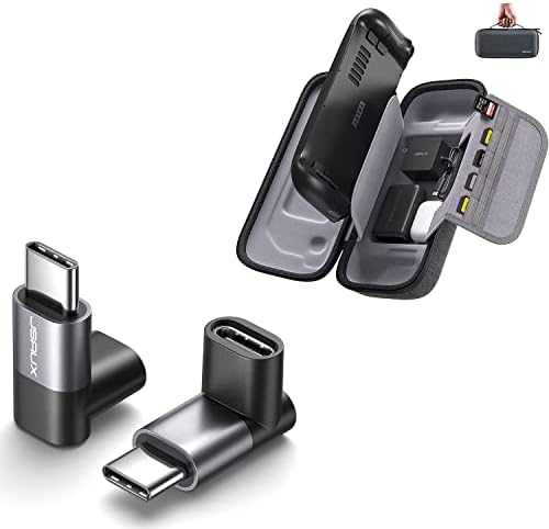 Amazon.com: JSAUX 90 Degree USB-C Male to USB-C Female Adapter + Steam ...