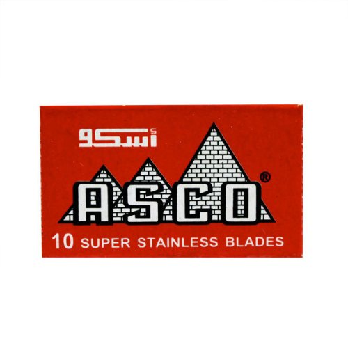 Amazon.com: Asco, Asco Stainless Steel Double Edge Razor Blades, 10 ...