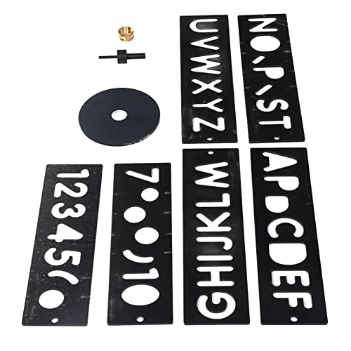 Horizontal Character Template, Built in Spacing Cut Plastic Sign Making ...