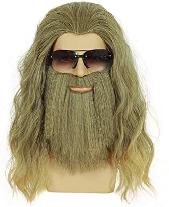Amazon.com: FYXZHUO Long Curly Wigs for Men Thor Endgame Heat Resistant ...