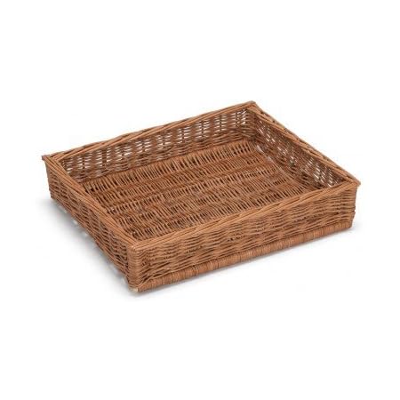 Prestige Wicker Large Display Storgae Basket 50x40Cm, Willow, Natural ...