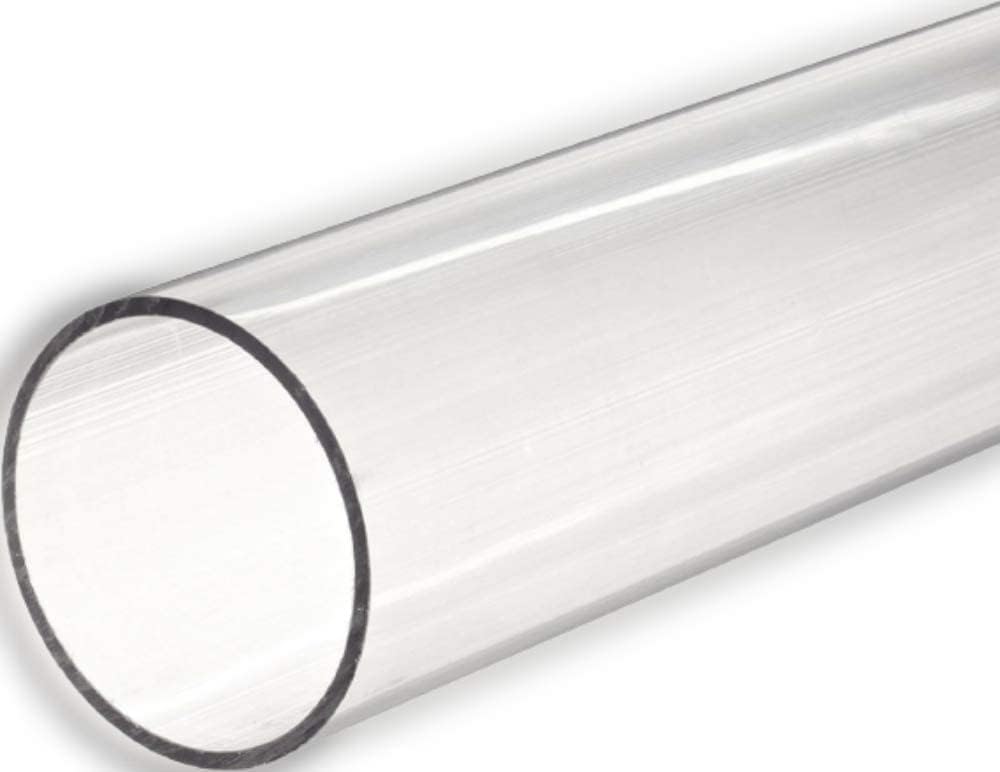 1 Foot Long plastic plexiglass tubes, Clear acrylic PVC pipe ...
