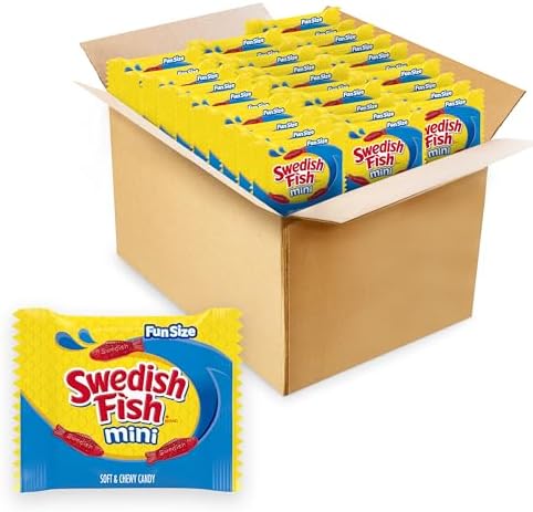 Amazon.com : SWEDISH FISH Individually Wrapped Soft & Chewy Candy, Bulk ...