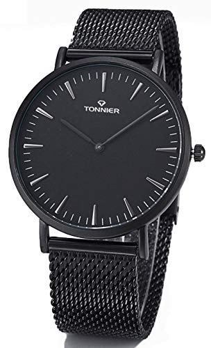 Tonnier Stainless Steel Slim Men Watch -$11.48(56% Off) – Mojosavings.com