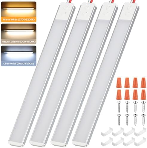 Amazon.com: Aaleds 12v Led Light Strip, 3Color Dimmable 10.5w 1500LM 12 ...