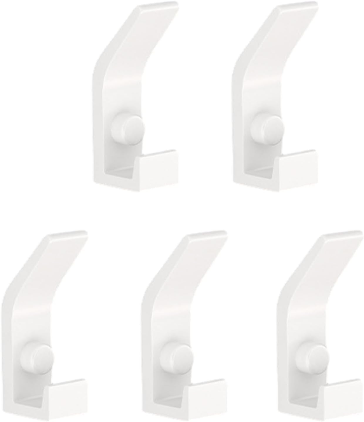 Amazon.com: Set Of 5 Practical Wall Mounted Hangers Efficient Clothes ...