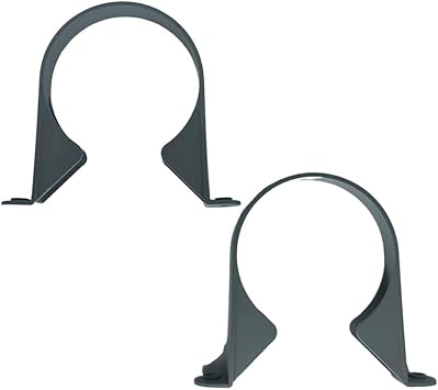 FLOPLAST 110mm Soil Pipe Clip Grey - Bag of 2 : Amazon.co.uk: DIY & Tools