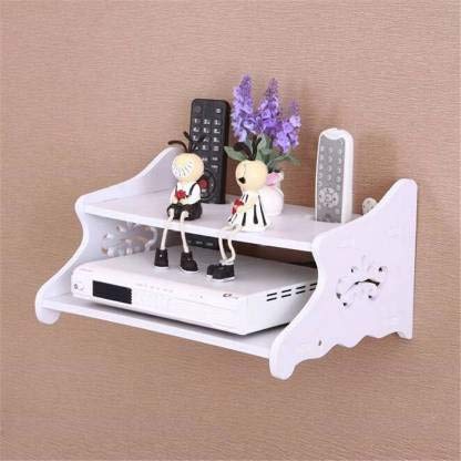 Woodex Wooden Double Shelves Set up Box Stand : Amazon.in: Home & Kitchen