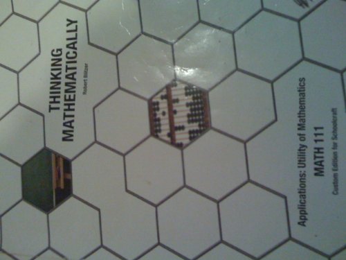 Thinking Mathematically: Robert Blitzer: 9780558657109: Amazon.com: Books