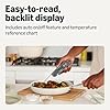 Amazon.com: Amazon Basics Instant Read Digital Meat Thermometer, Water ...