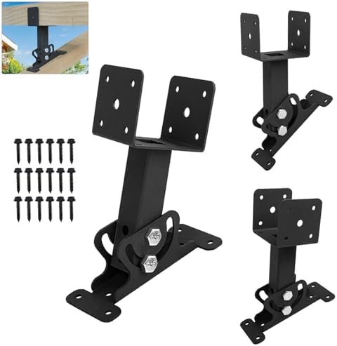Amazon.com: 3Pack Roof Riser Brackets for Patio Cover,Heavy Duty ...