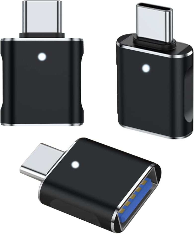 Adaptateur USB C vers USB (Lot de 4), Adaptateur USB Type C vers USB 3.0 OTG, USB Femelle to USB ...