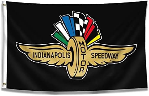 Amazon.com : Kasflag Motor Speedway Flag in Black (3x5ft,Heavy Duty ...