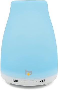 Amazon.com: HealthSmart Essential Oil Diffuser, Cool Mist Humidifier ...
