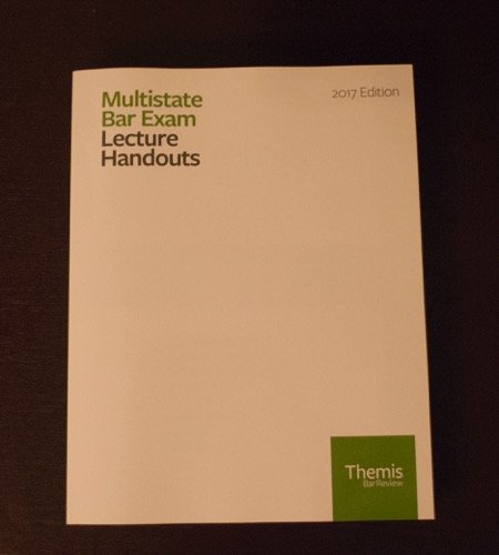 Multistate Bar Exam: Lecture Handouts 2017 Edition: Themis Bar Review ...