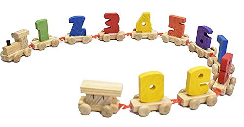 Elburs | Wooden {0-9} Educational Numbering Train Set | Learn Digital ...