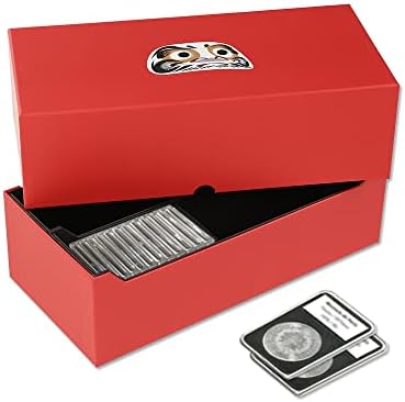 Amazon.com : PIT66 Coin Holder Organizer Boxes Coin Slabs Storage Box ...