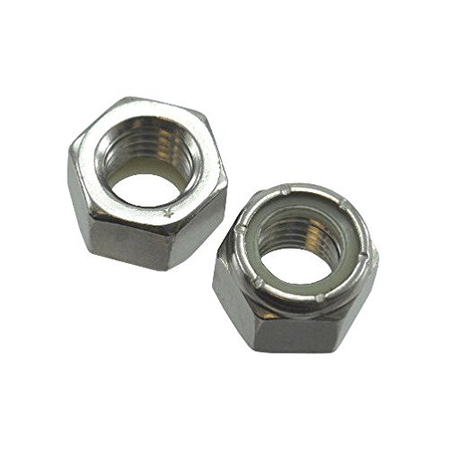 3/8"-24 Stainless Steel S.A.E. Elastic Stop Nuts (Box of 100): Hex Nuts ...