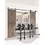 10FT/305CM Sliding Barn Door Track Kit - Hardware for Double Doors, J ...