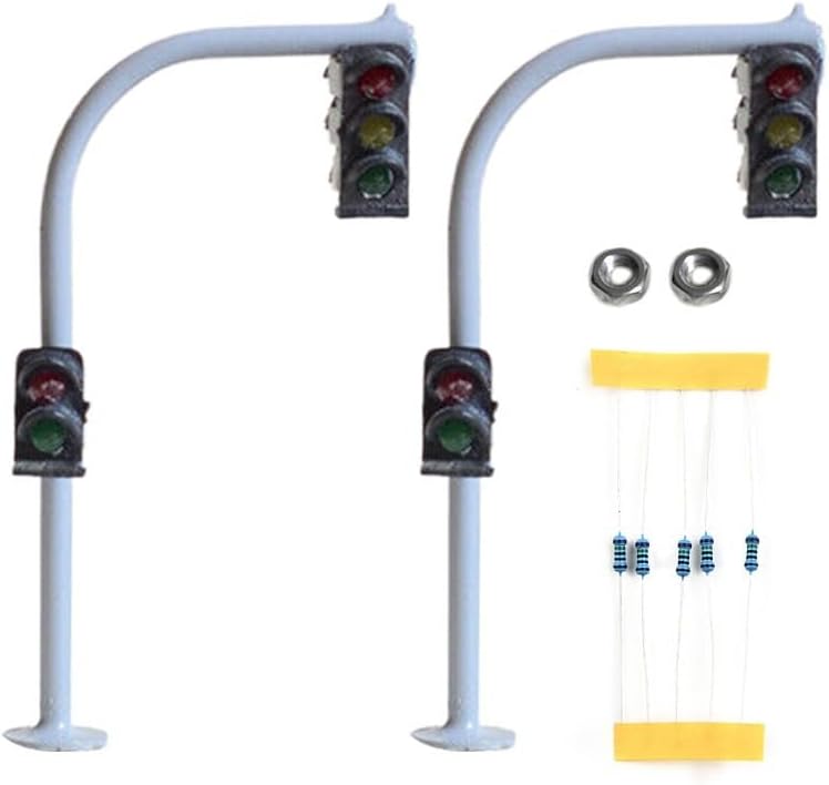 Amazon.com: 2 Pcs Traffic Lights N Crossing Walk Model 3V DC LED ...