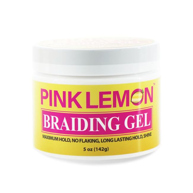 Amazon.com : PINK LEMON Braiding Gel (5 oz) - Maximum Hold, No Flaking ...