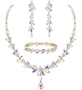 Amazon.com: EVER FAITH Women's Crystal Simulated Pearl Cool Black Rose ...