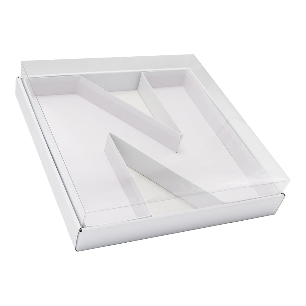 Snapklik.com : WENPACK 12.5" Cardboard Fillable Letter Shaped Mache ...