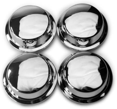 Amazon.com: (2) 3.19" Closed Center Caps & (12) Chrome Trailer Wheel ...