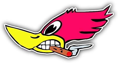 Amazon.com: cartoon Roadrunner Cigar Car Bumper Sticker Decal - Longer ...