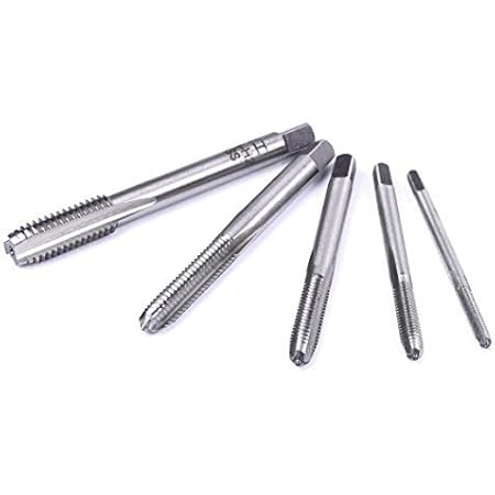 Amazon.com: QISF 7Pcs Bearing Steel Metric Screw Thread Tap M3-M12 Plug ...