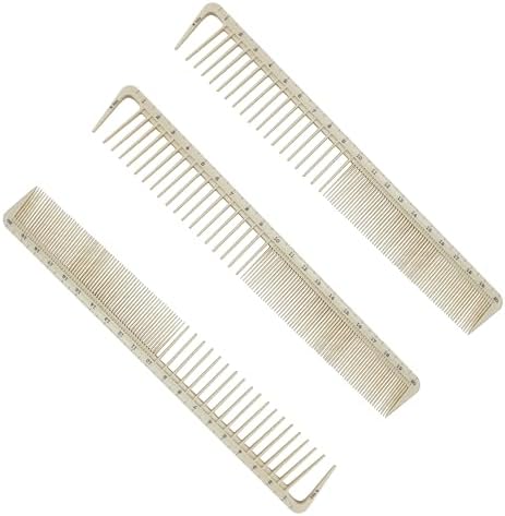 Amazon.com : Hair Cutting Combs with Ruler Measurements, Peines de ...