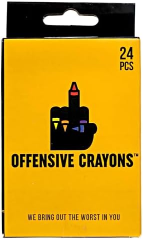 Amazon.com: MilkToast Brands Offensive Crayons Porn Edition - Adult Gag Gift, NSFW Humor, Ideal ...
