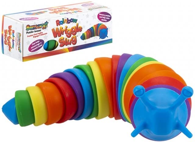 PMS Rainbow Wriggle Slug Sensory Puzzle Teaser – BigaMart