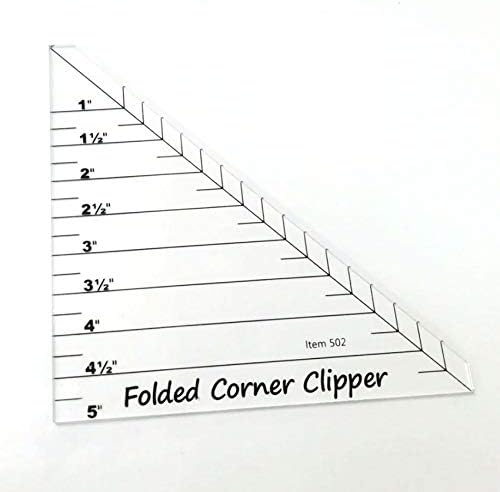 ShineBear Folded Corner Clipper Quilting Templates Ruler # FCC-01 ...